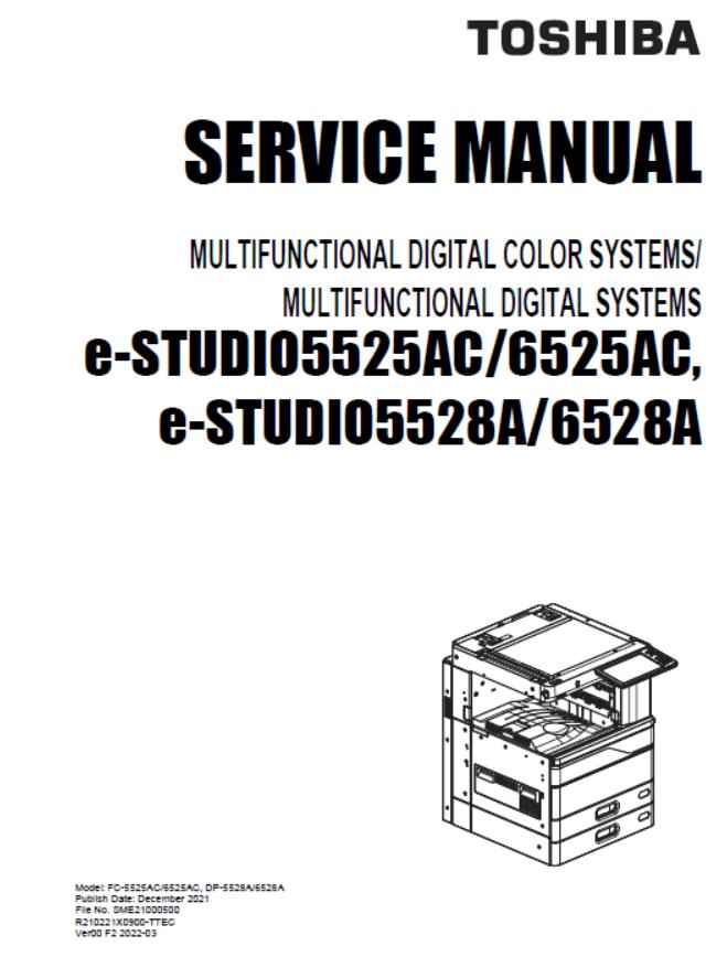 Toshiba e-STUDIO 5525AC/5528A/6525AC/6528A Service Manual Download in pdf